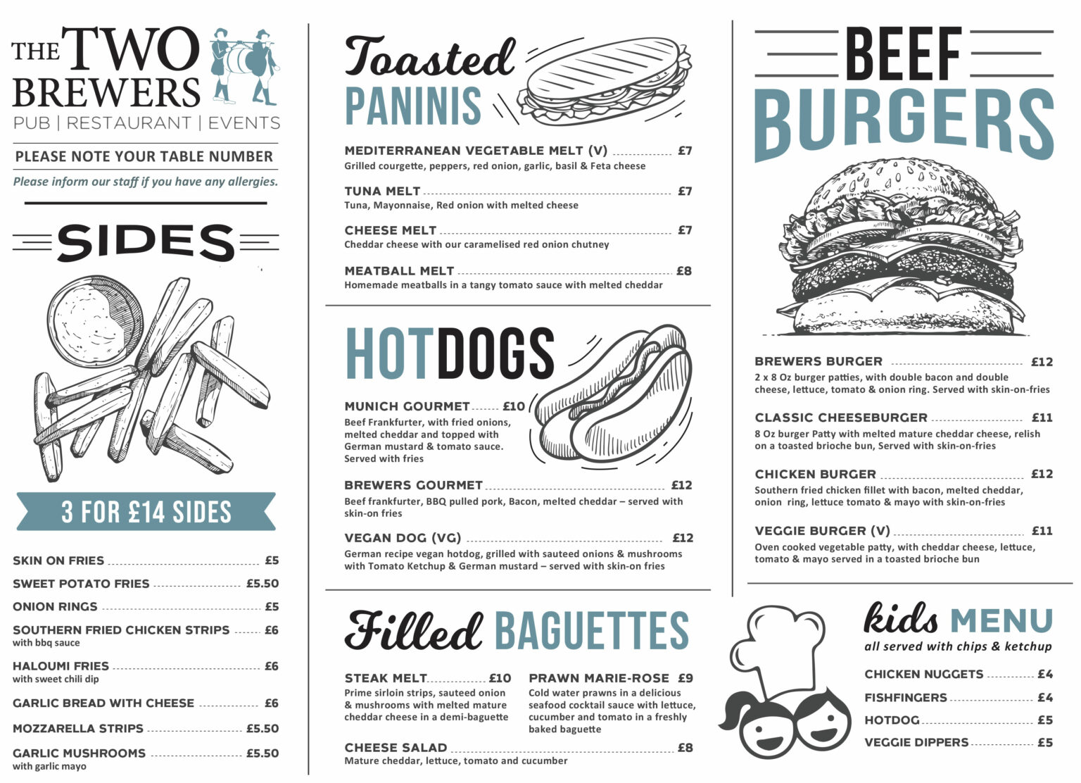 Food | The Two Brewers